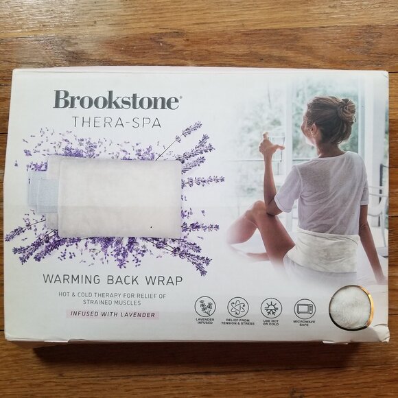 Brookstone | Bath & Body | Brookstone Theraspa Heatcooling Back Wrap ...